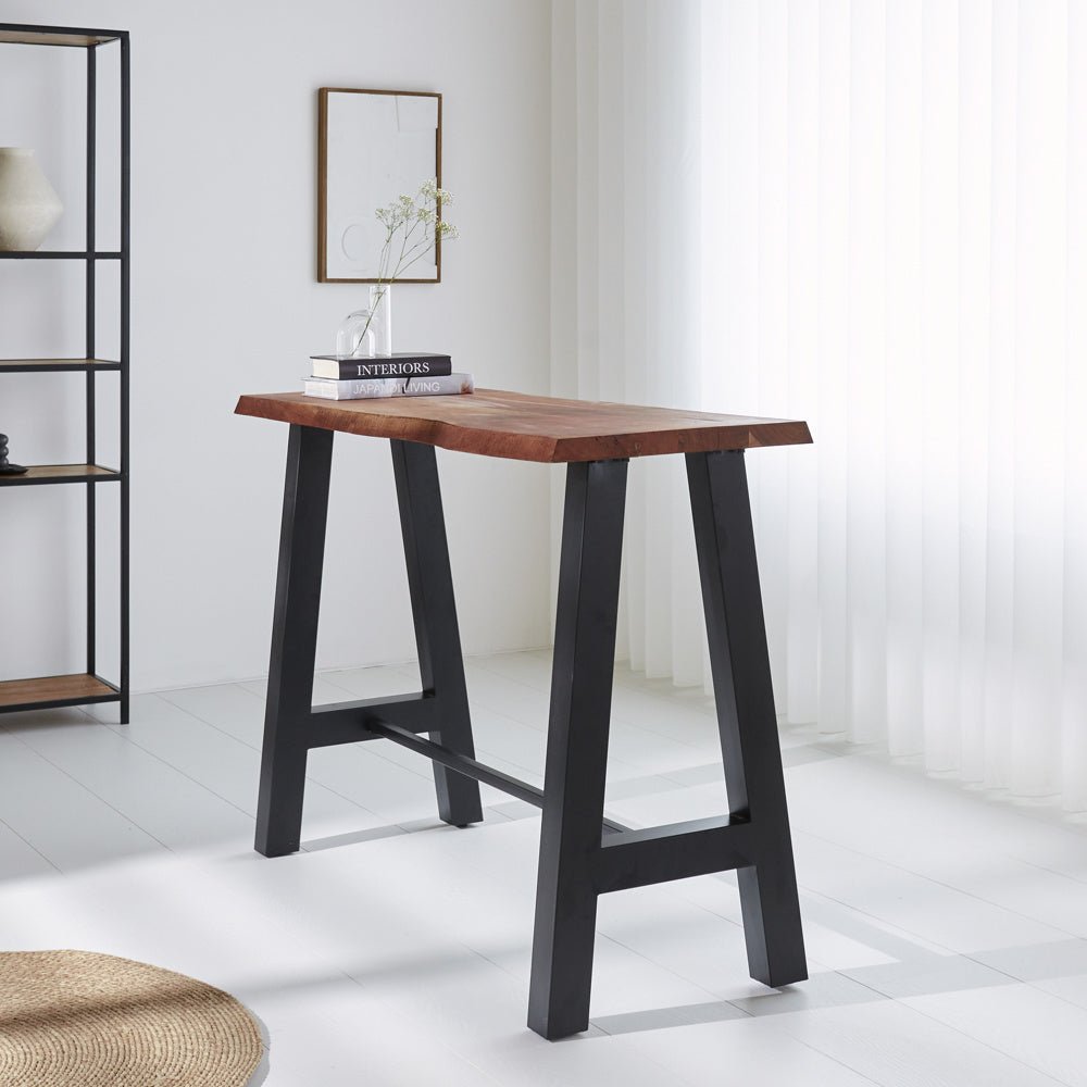 Table de bar en bois de mangue 150x50 cm Quinty | Dimehouse